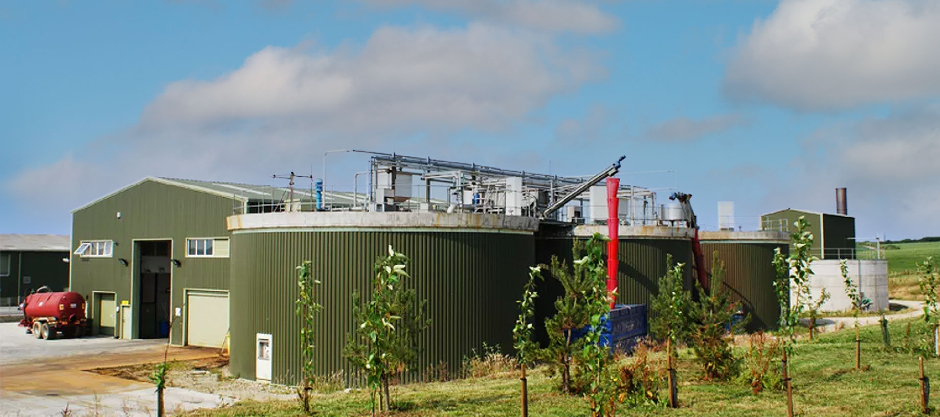 AD plant - Langage Farm are the first UK carbon neutral dairy