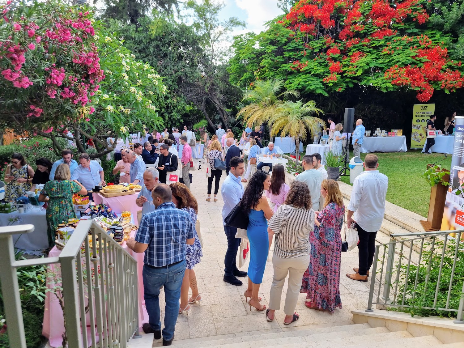 Langage Farm Dairy featured at the British Embassy in Israel - langage-farm